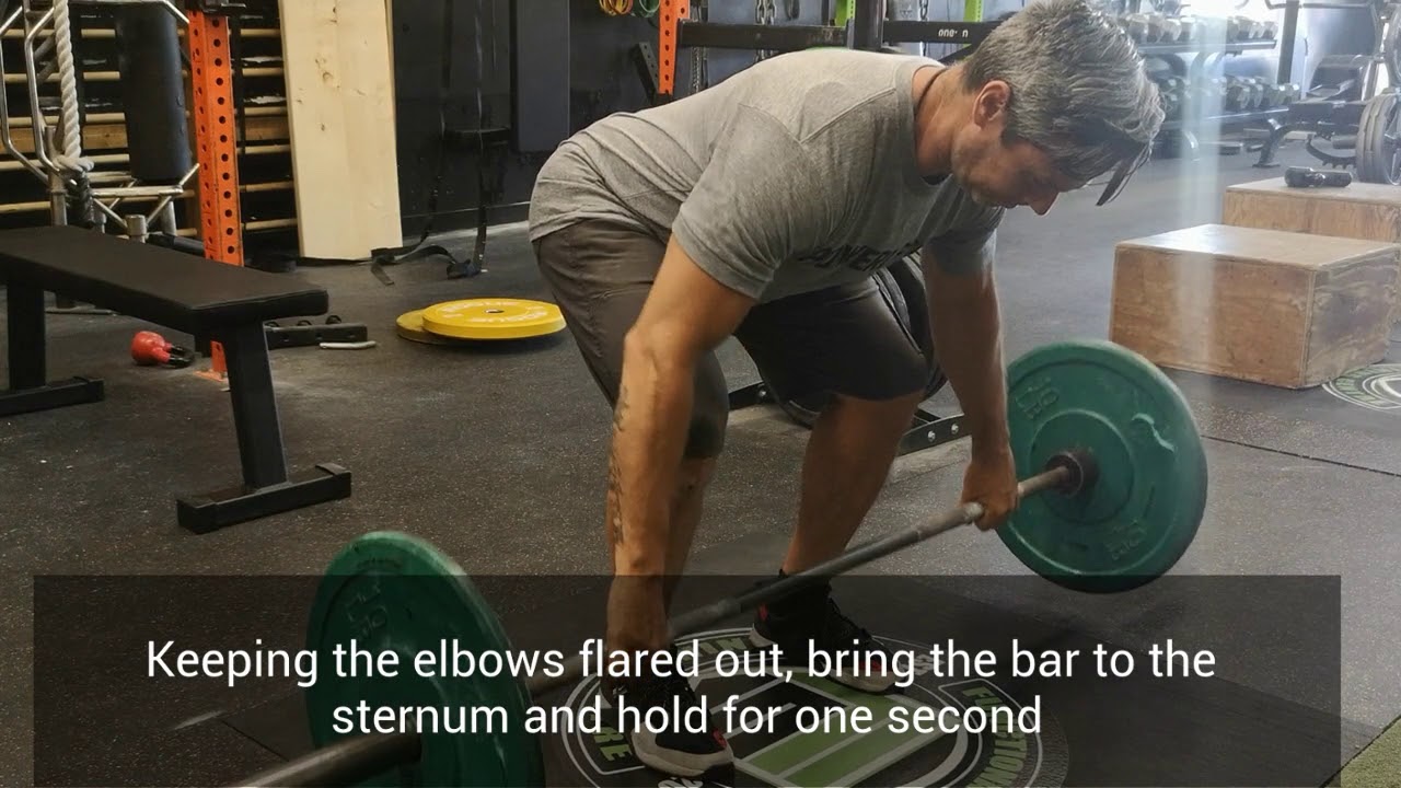 Wide Grip Bent Over Row - YouTube