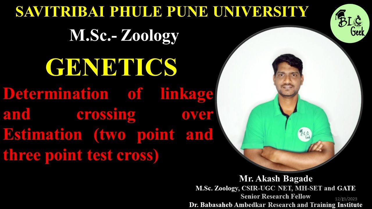Genetics- Linkage and Recombination Two Point and Three Point Test ...