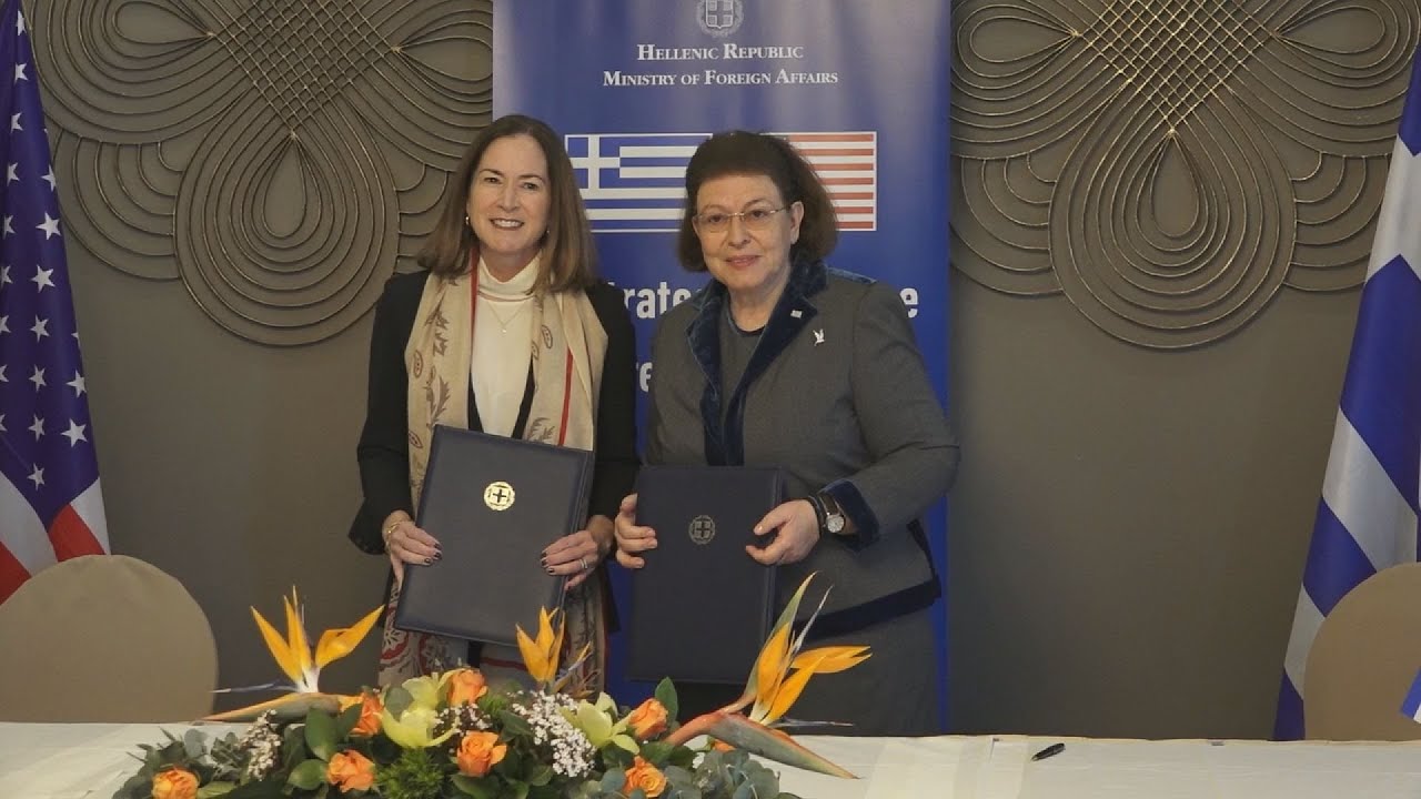 Υπογραφή συμφωνίας για τον στρατηγικό διάλογο με την αναπληρωτή υπουργό ...