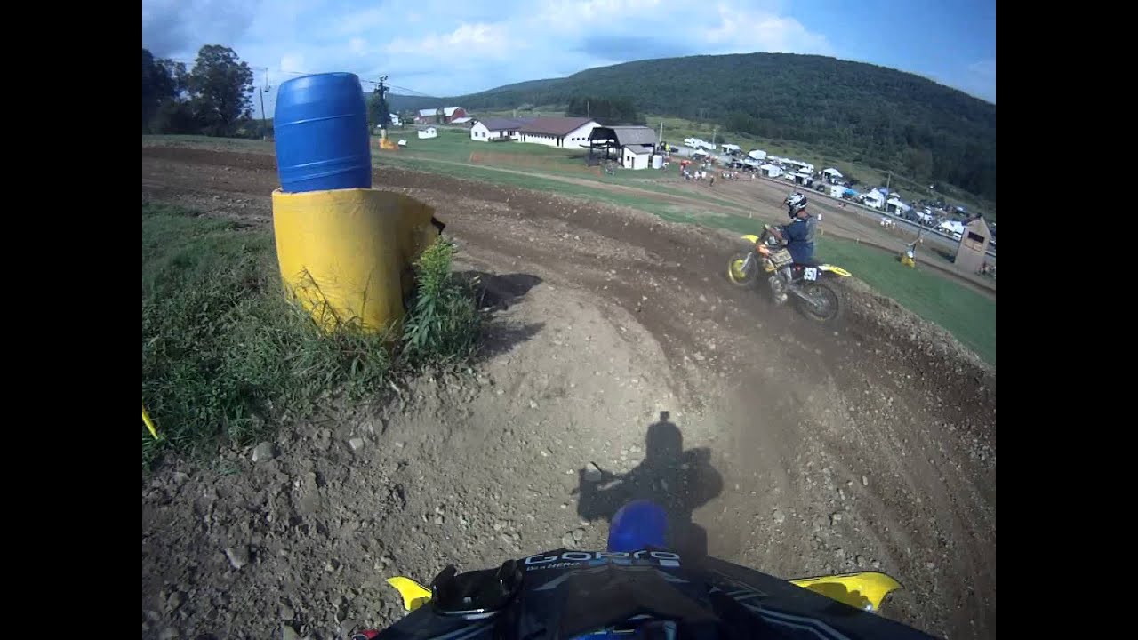 Fullthrottle MX Open novice & Open beginner moto #2 9/1/2013 - YouTube