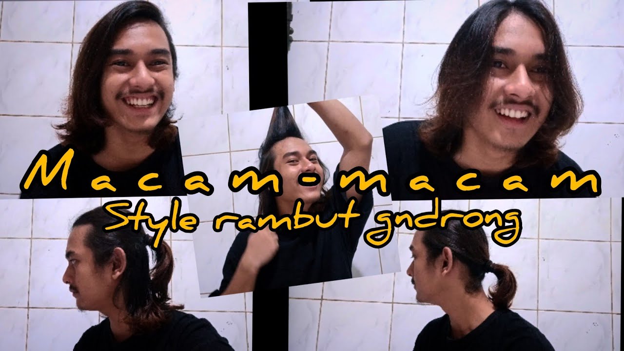 Macam-macam Style rambut gondrong - YouTube