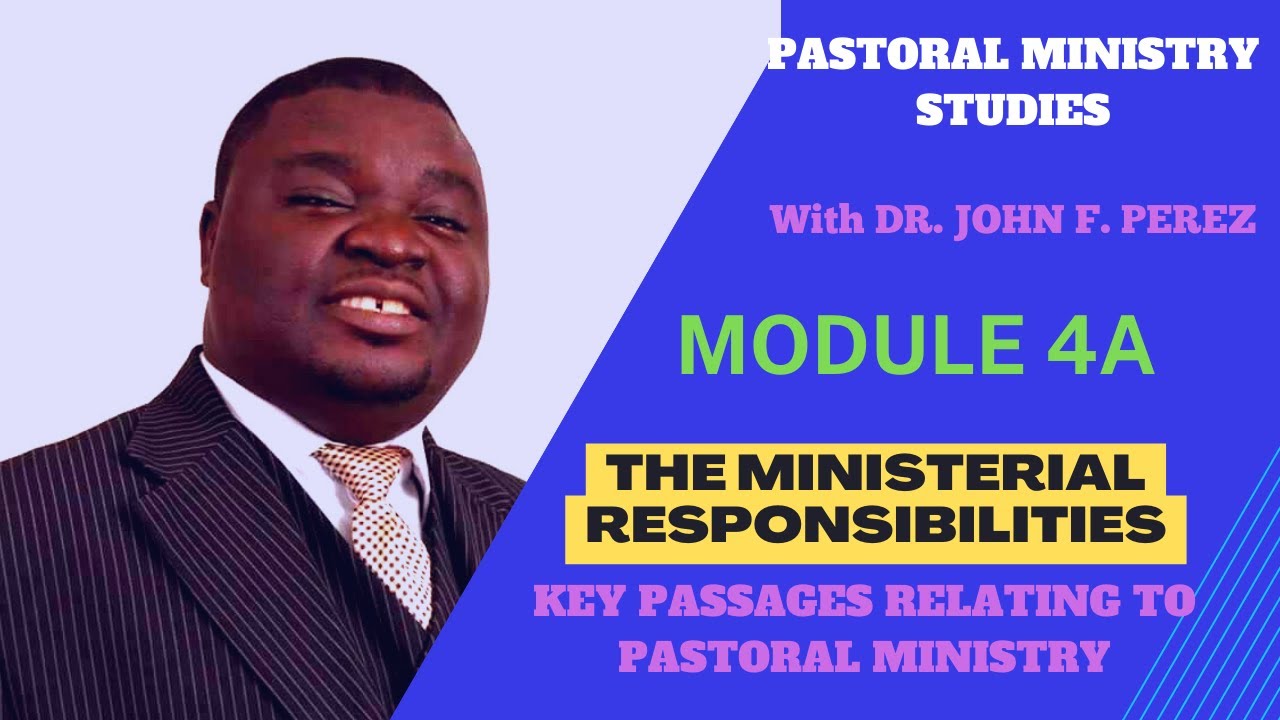 KEY PASSAGES RELATING TO PASTORAL MINISTRY - YouTube