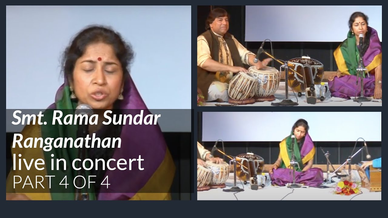 Smt. Rama Sundar Ranganathan Live In Concert - Part 4 of 4 | HCL ...