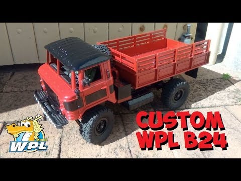 WPL B24 CUSTOM RESPRAY PROJECT - YouTube