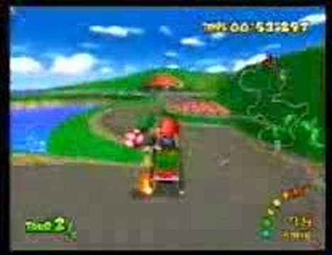 Mario Kart: Double Dash!! Yoshi Circuit course WR - YouTube