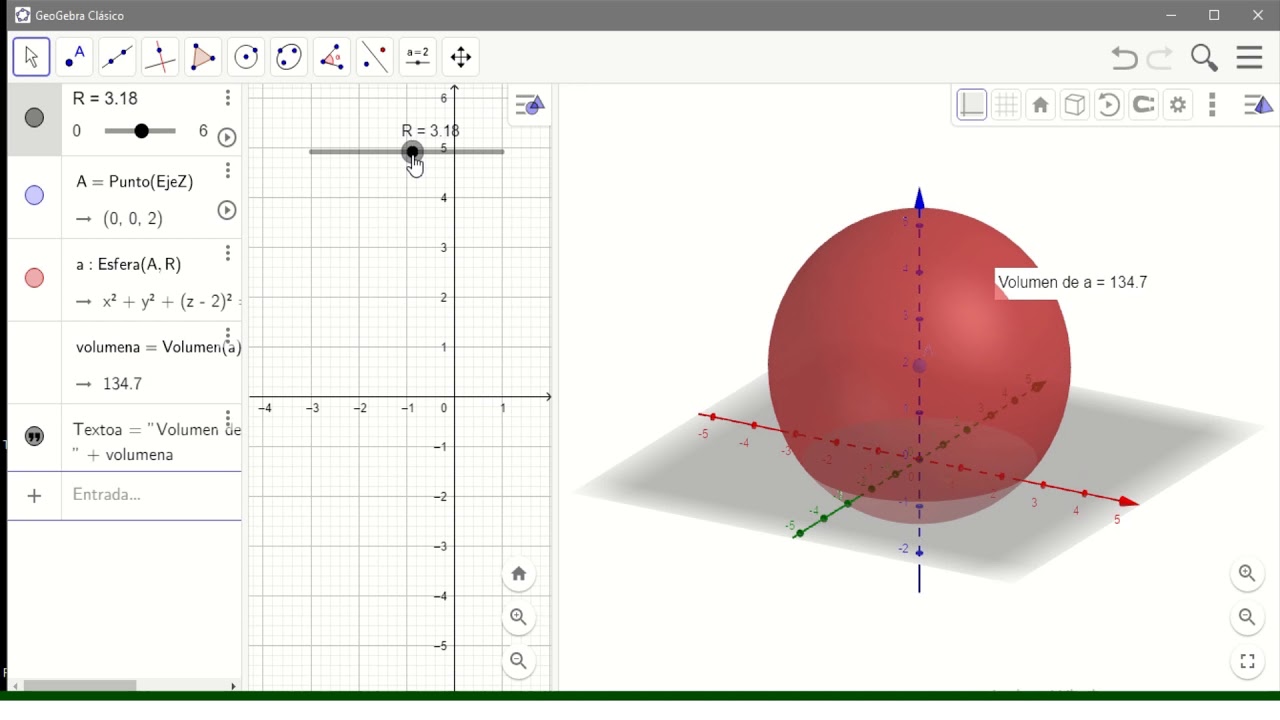 ESFERA EN GEOGEBRA - YouTube