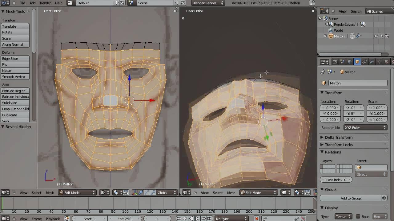 Blender Character Modeling part 01 - YouTube