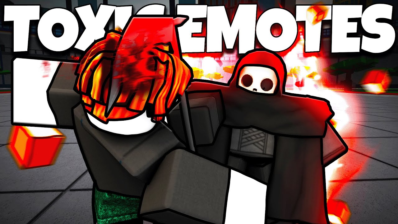 GRIM REAPER uses TOXIC EMOTES In Heroes Battleground ROBLOX... - YouTube
