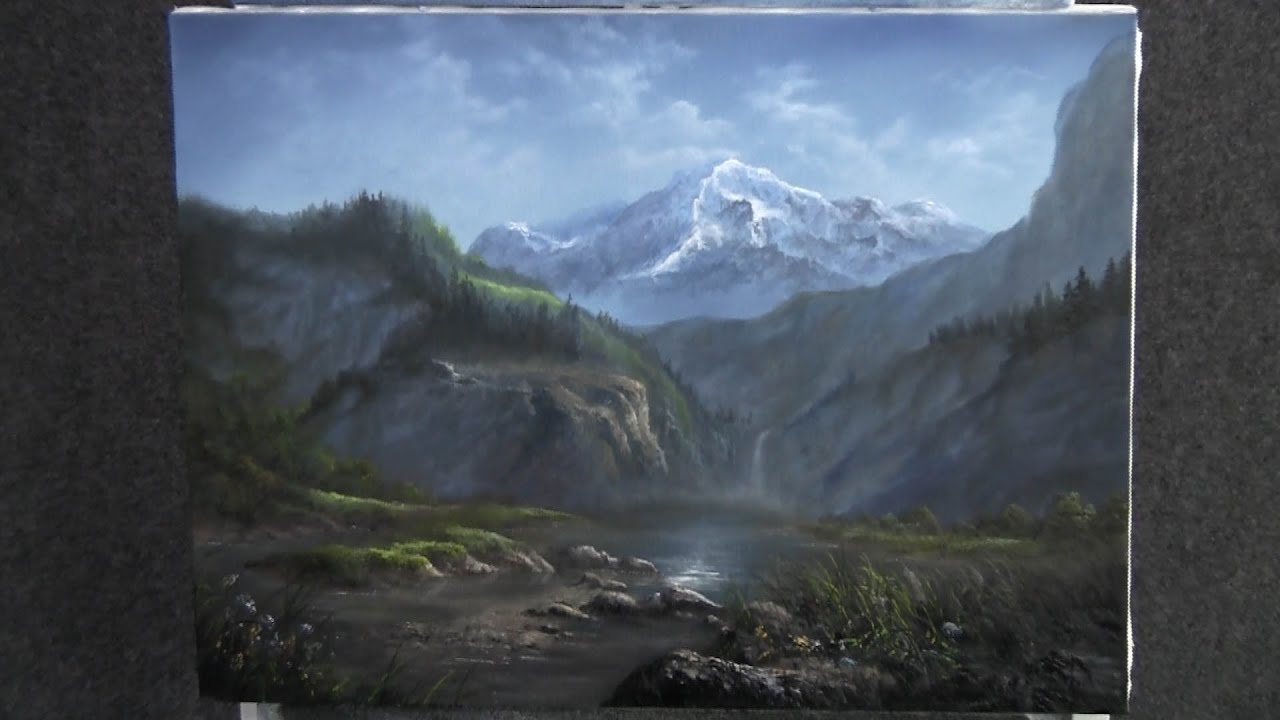 Paint with Kevin Hill - Winter Runoff - YouTube