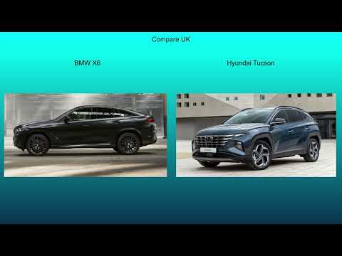 2020 BMW X6 vs 2020 Hyundai Tucson - Technical Data Comparison