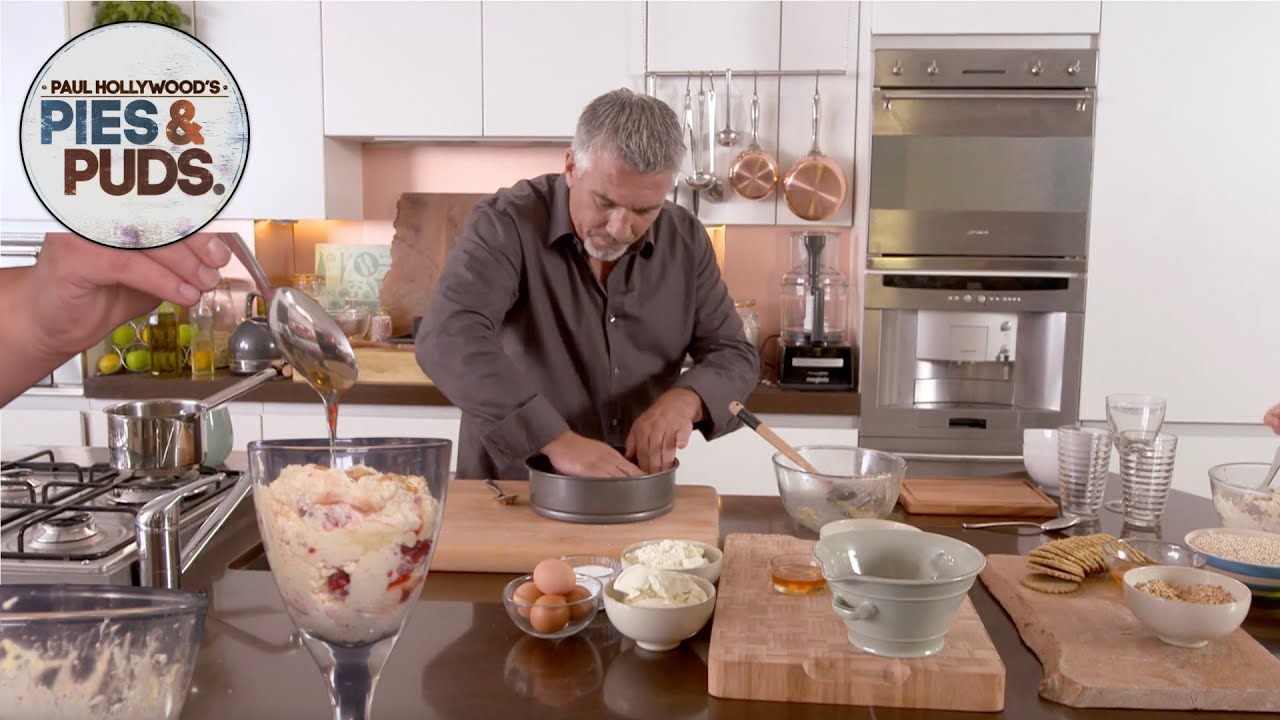 SIMPLE & DELICIOUS Cranachan Cheesecake | Paul Hollywood's Pies & Puds ...