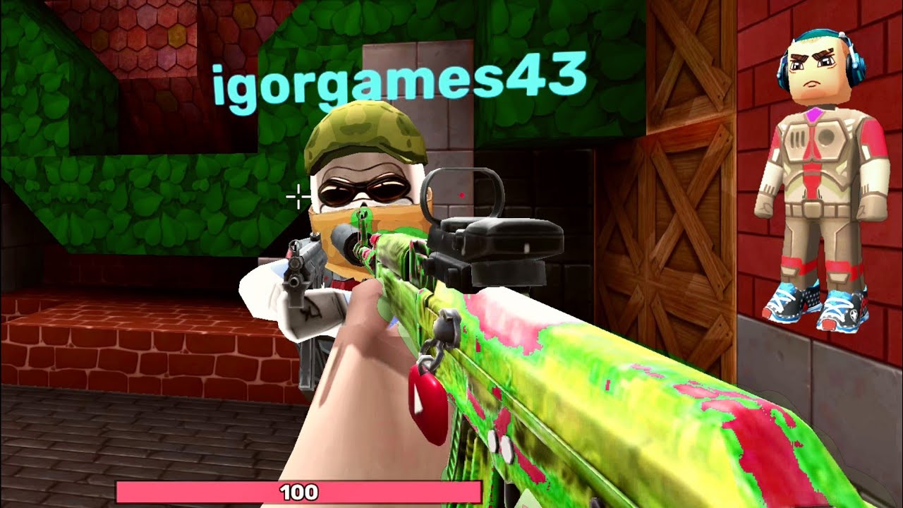 KUBOOM 3D | AK-47 PRO GAMEPLAY WITH VASYA CHARACTER IN KUBOOM - YouTube