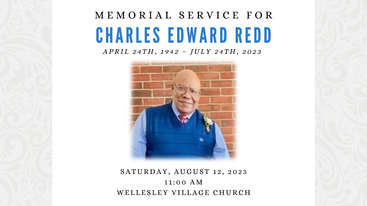 Charles Edward Redd Memorial Service Livestream 8.12.23 - YouTube