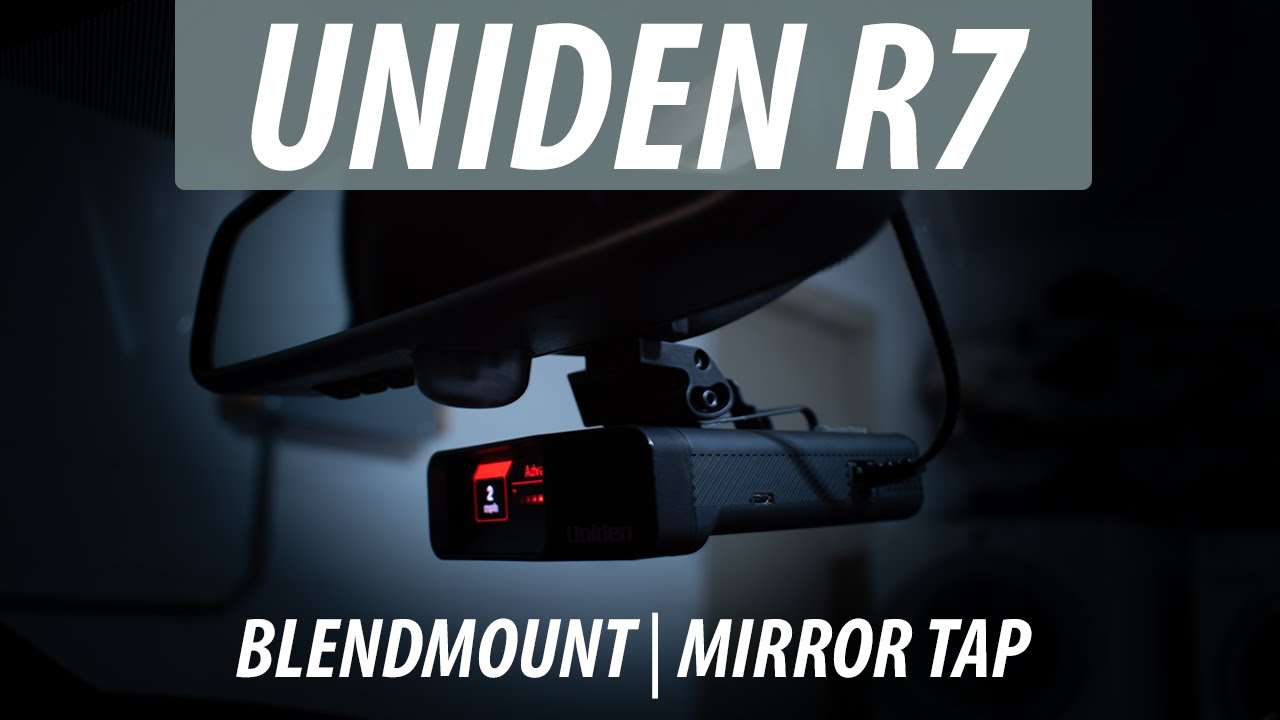 HOW TO INSTALL BLENDMOUNT FOR UNIDEN R7 RADAR | BMW F30 - YouTube