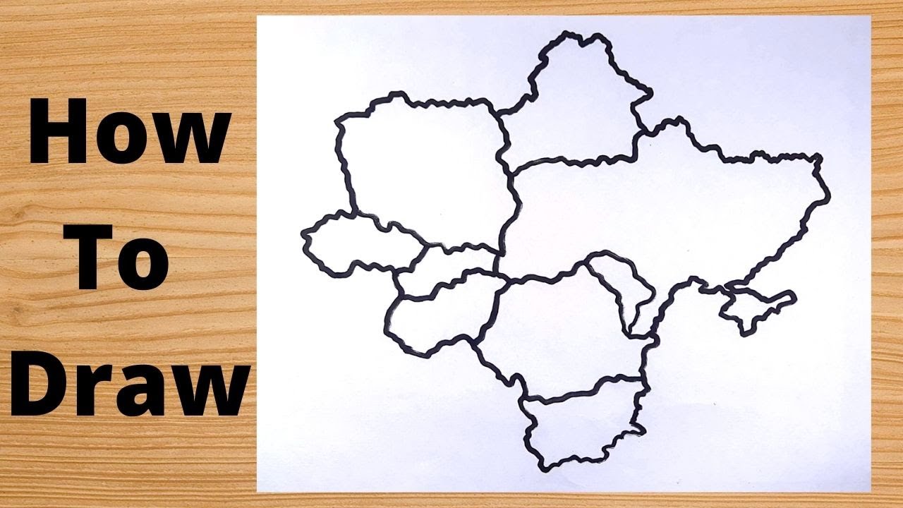 How to Draw Eastern Europe Map - Very Easy Trick - YouTube