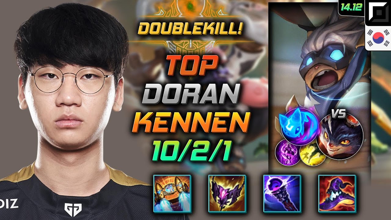 Kennen Top Build Doran Hextech Rocketbelt Summon Aery - LOL KR ...