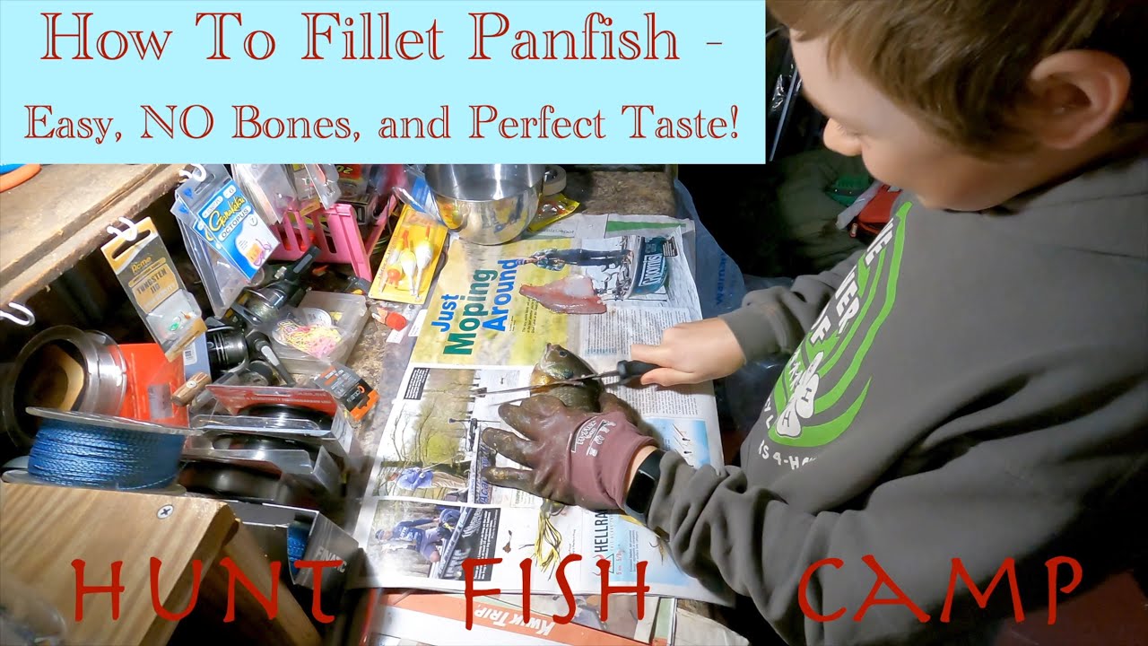 How to Fillet Panfish - No Bones For Picky Eaters! - YouTube