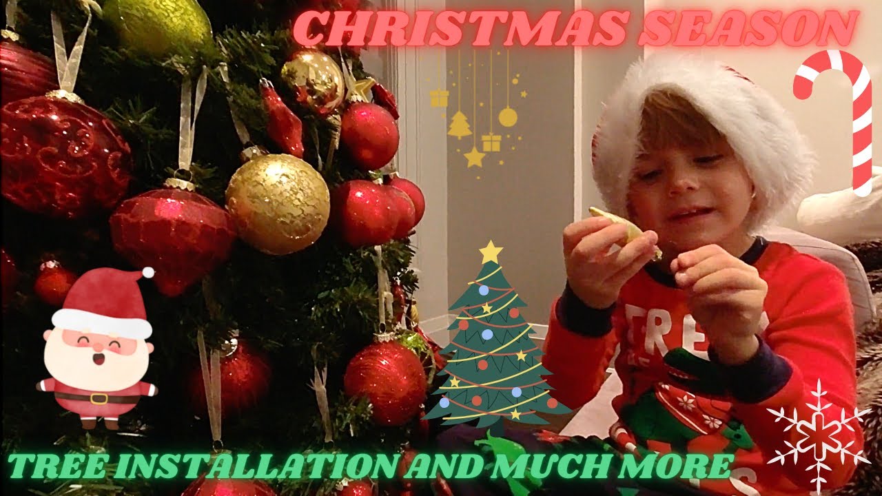 Christmas Tree Installation with Sam & Louis | Christmas Art Crafts ...