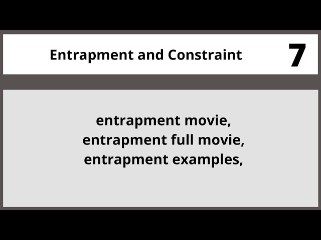 Entrapment Meaning PDF) THE EXCLUSION OF EVIDENCE OBTAINED BY