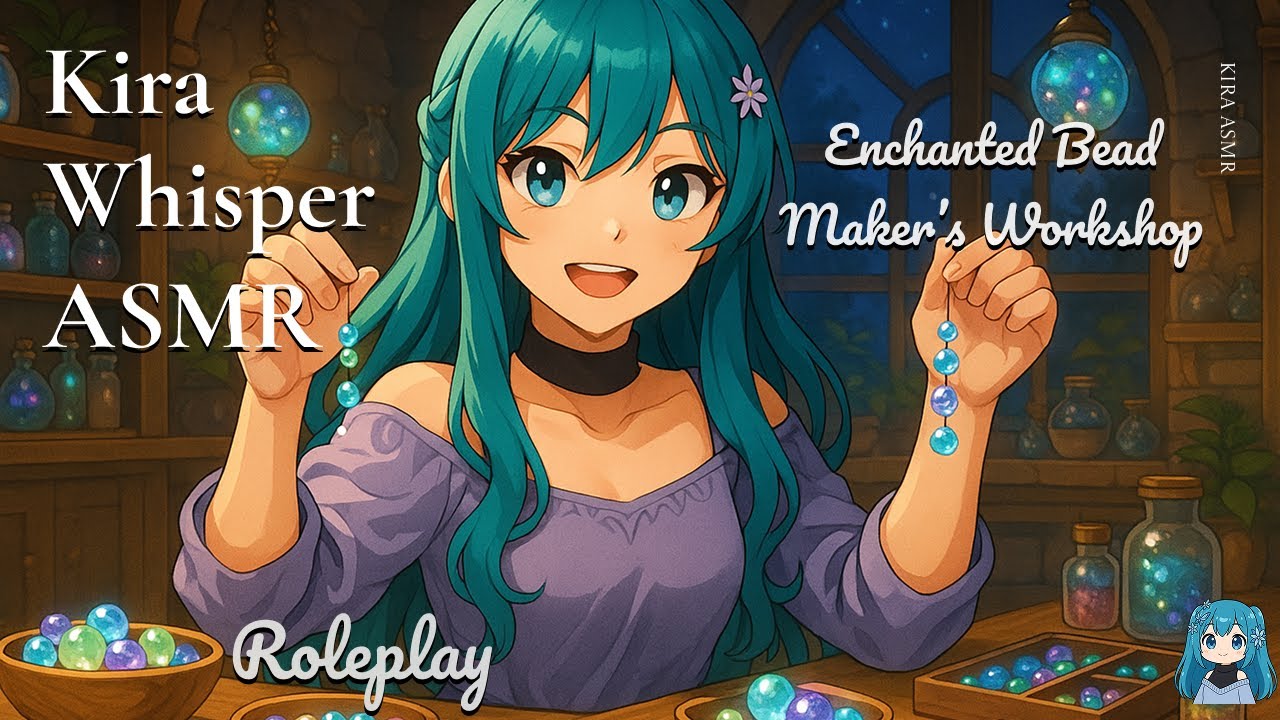 [ASMR] Enchanted Bead Maker’s Workshop 🔮 Water Beads, Tapping & Magical ...