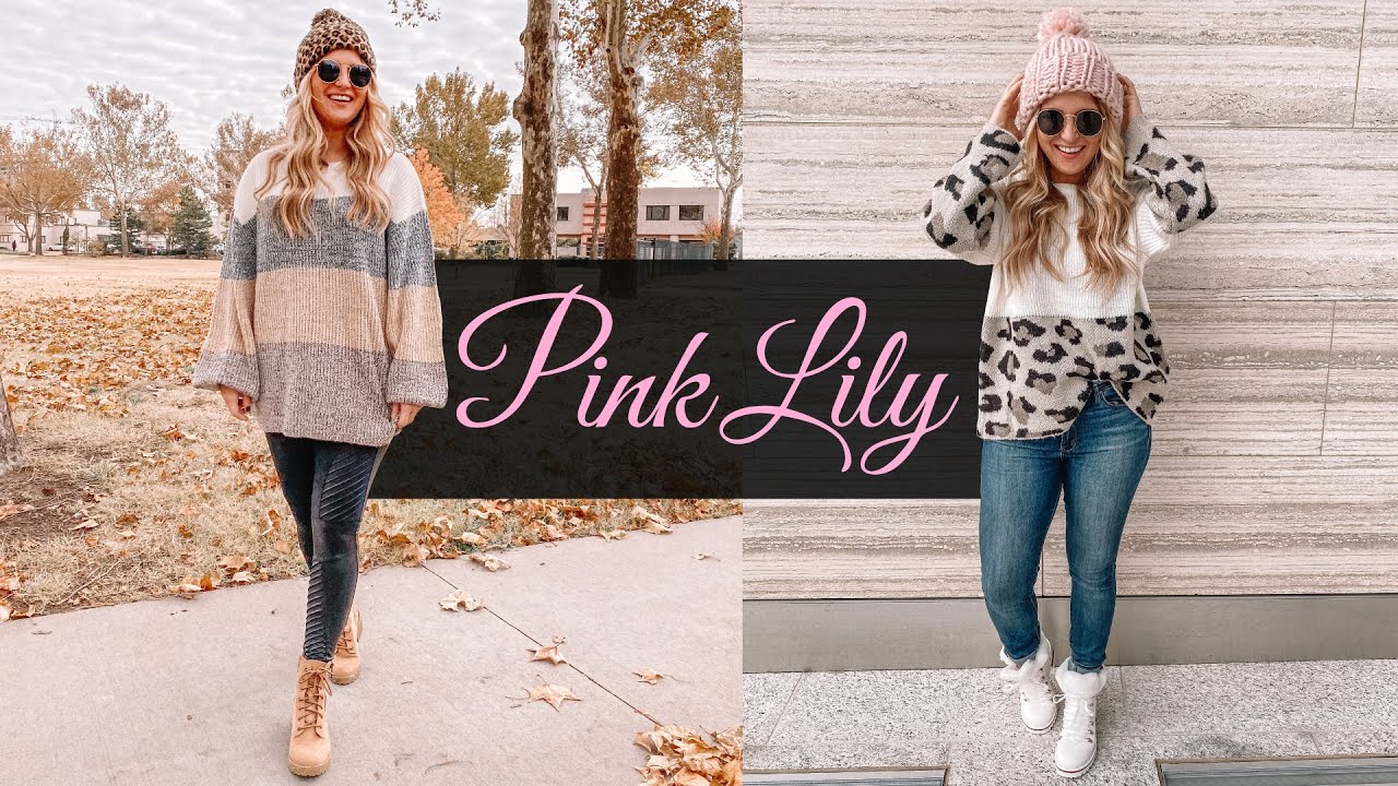 Pink Lily Winter Try On Haul | Winter Outfit Ideas 2019 - YouTube