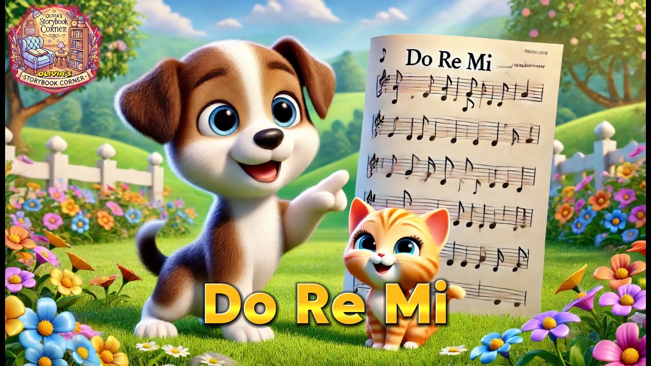 Do Re Mi | Sing Along with Cute Puppy & Kitten | Most Popular English ...