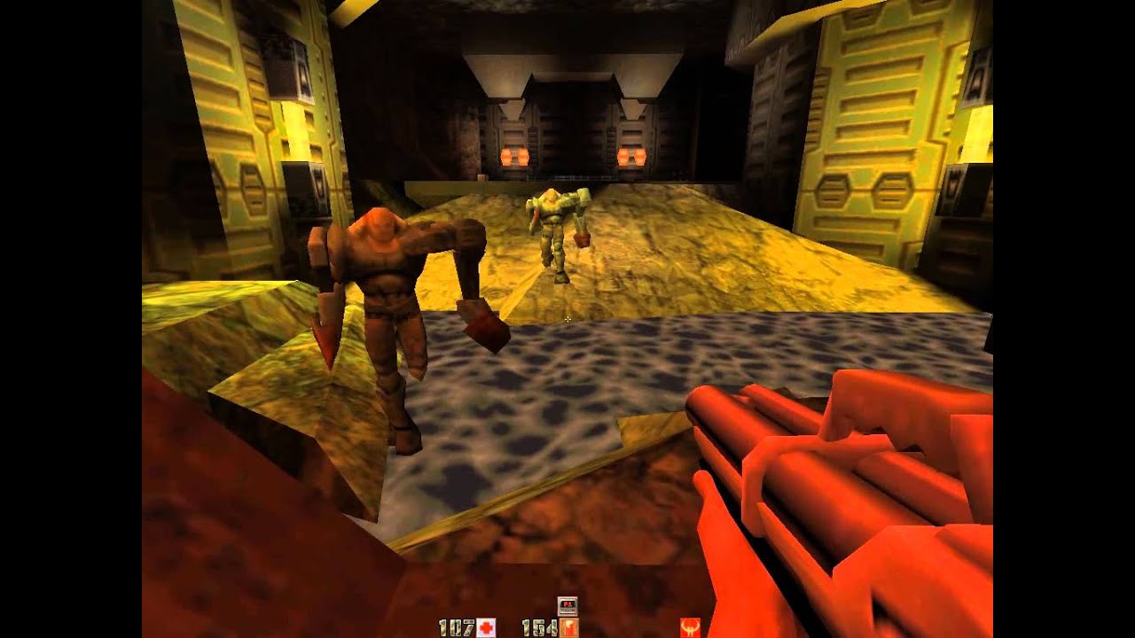 Quake 2 - Walkthrough - Mission 4 - YouTube