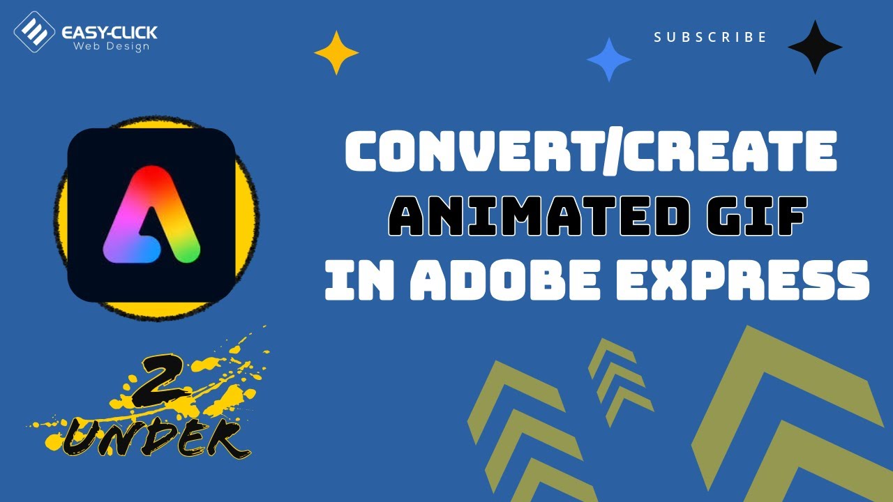 Create animated gif in Adobe Express - YouTube