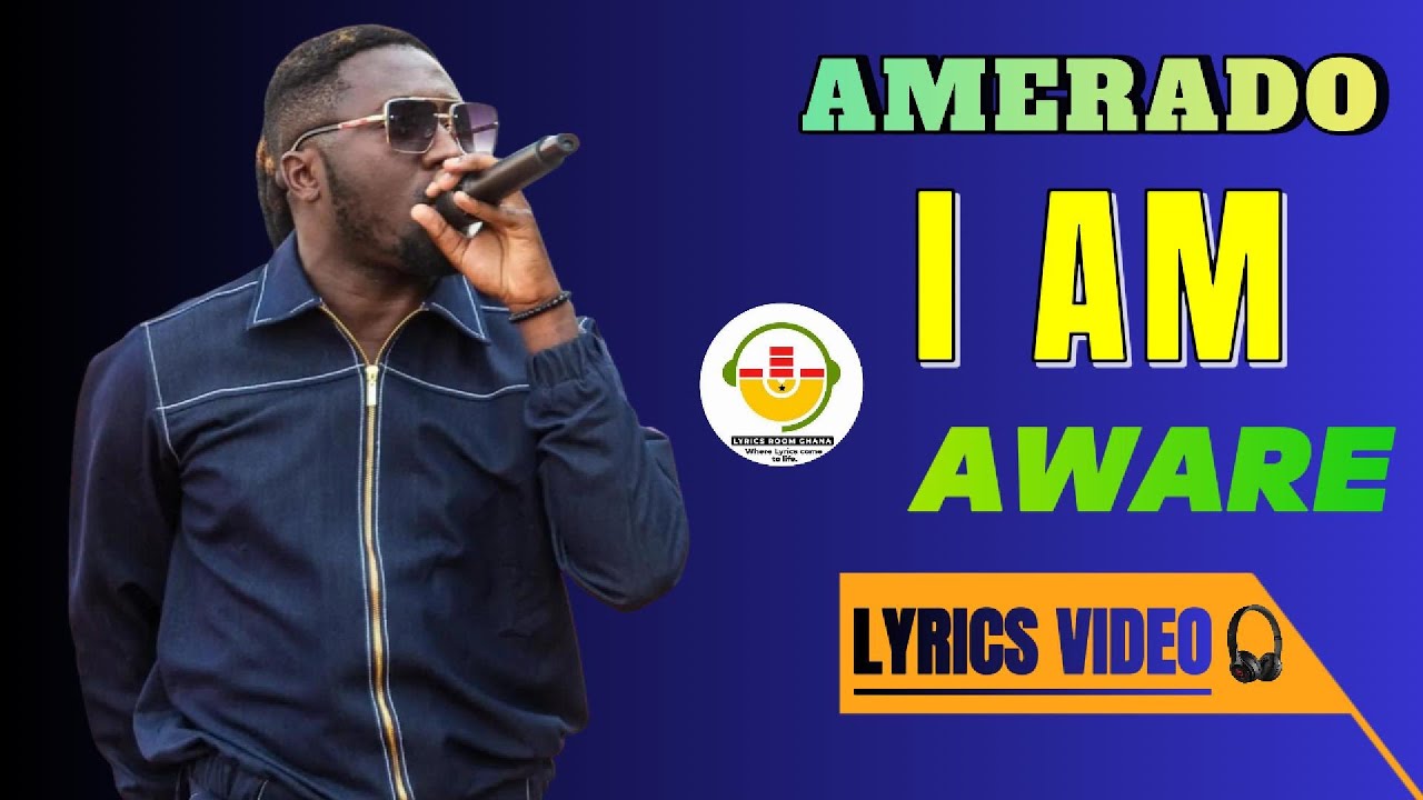 Amerado - I AM AWARE (LYRICS VIDEO) - YouTube