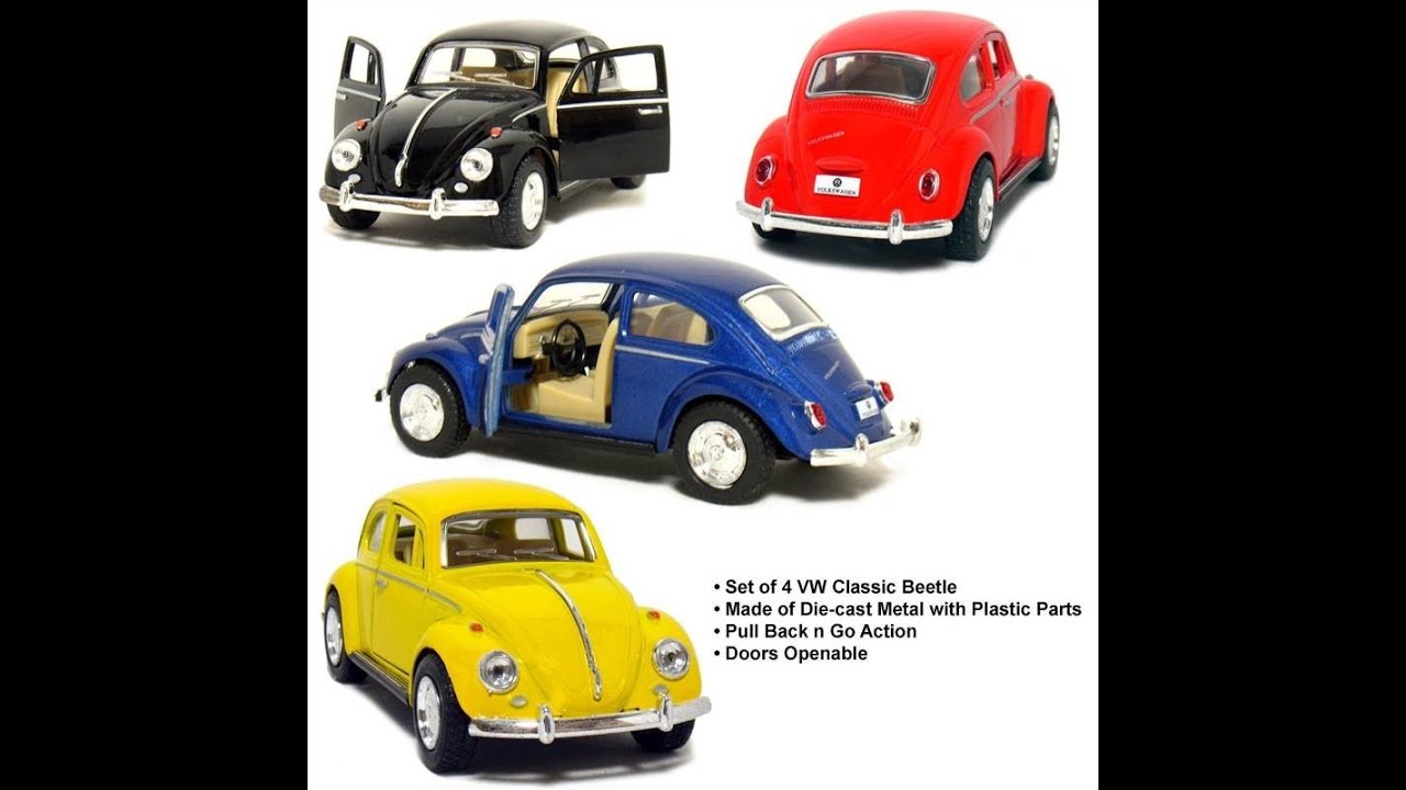 Volkswagen Beetle Toy Diecast Metal Car - YouTube