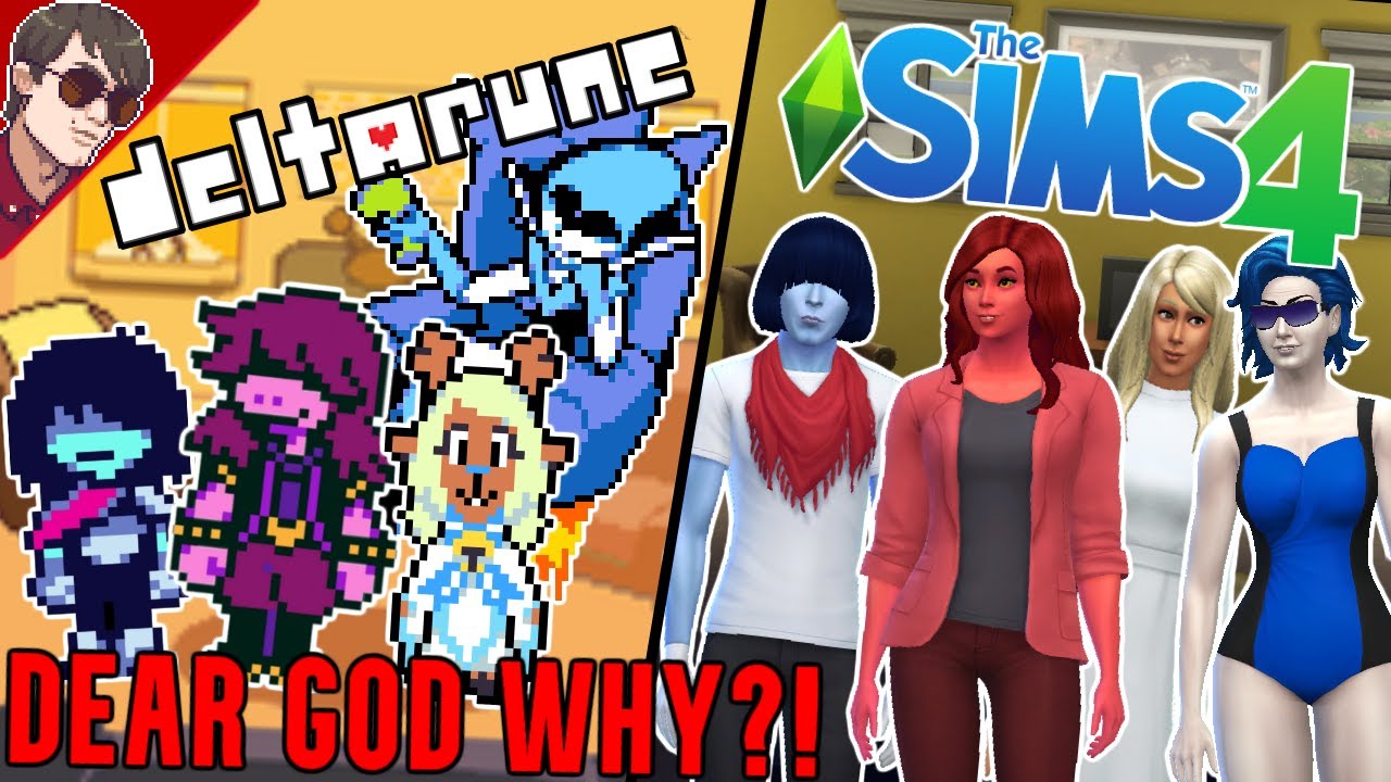 DELTARUNE IN THE SIMS 4 | Sims 4 Build - YouTube