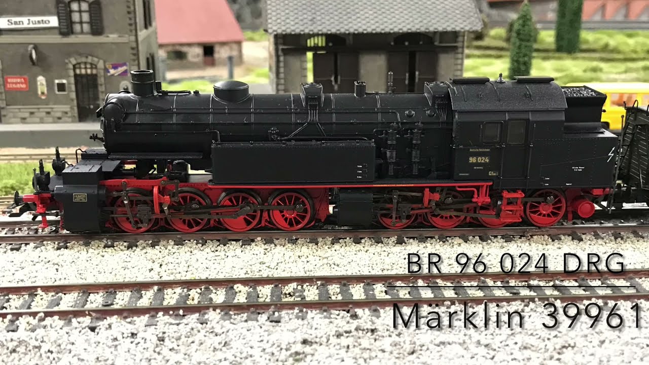 Br 96 024 DRG mit guterzug - YouTube