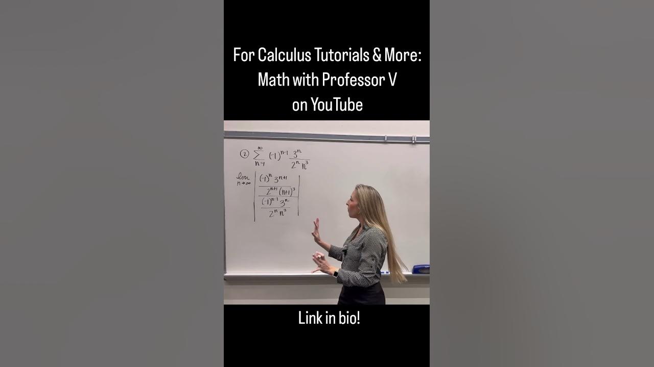 Calculus Tutorials & More! #mathwithprofessorv #calculusvideos #maths #calculus2 #integration ...