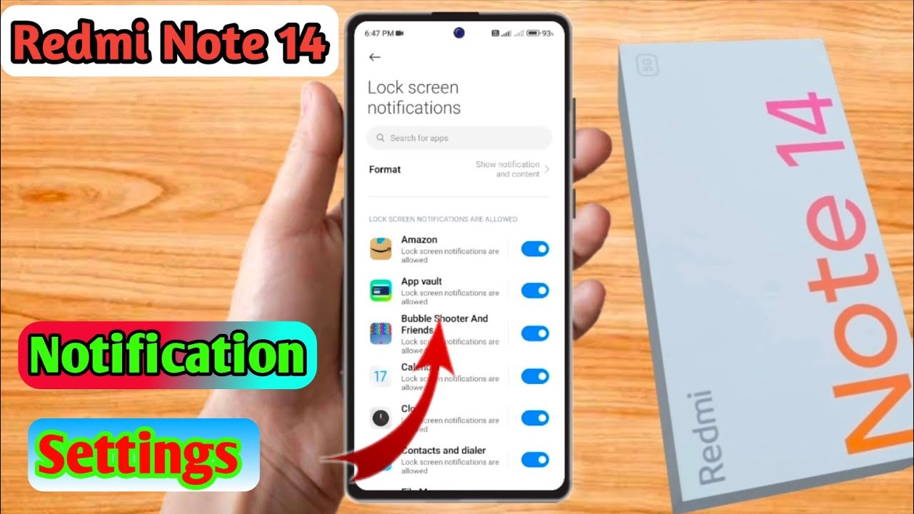 redmi note 14 notification settings, redmi note 14 notification off - YouTube