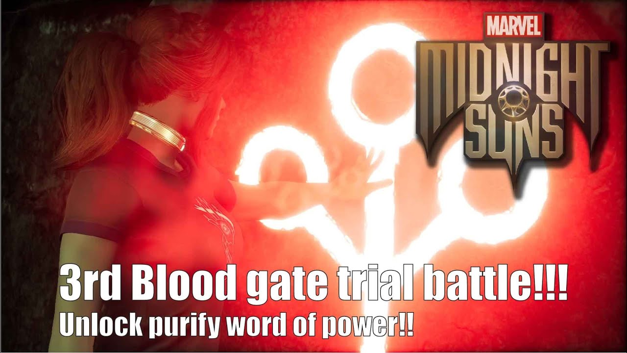 Marvel Midnight Suns. Third Blood gate challenge!! Unlock the word of ...