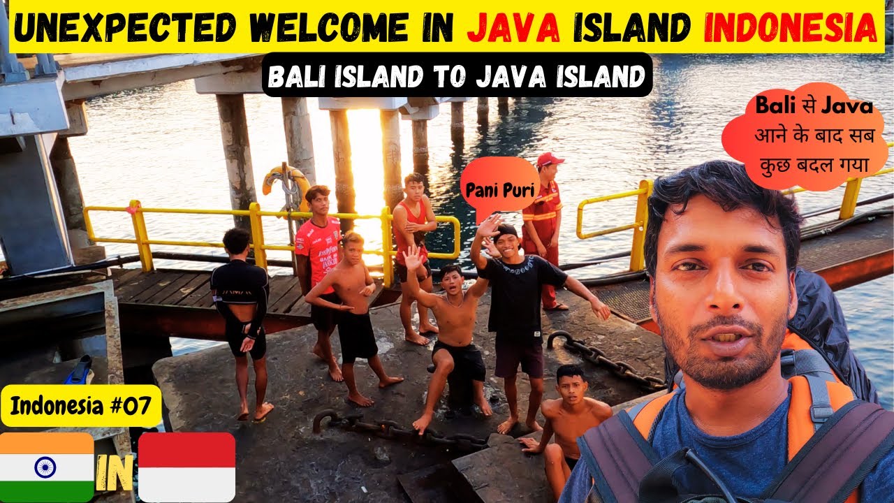 Bali To Java Island by ferry⛴️ | first impressions of java island ...