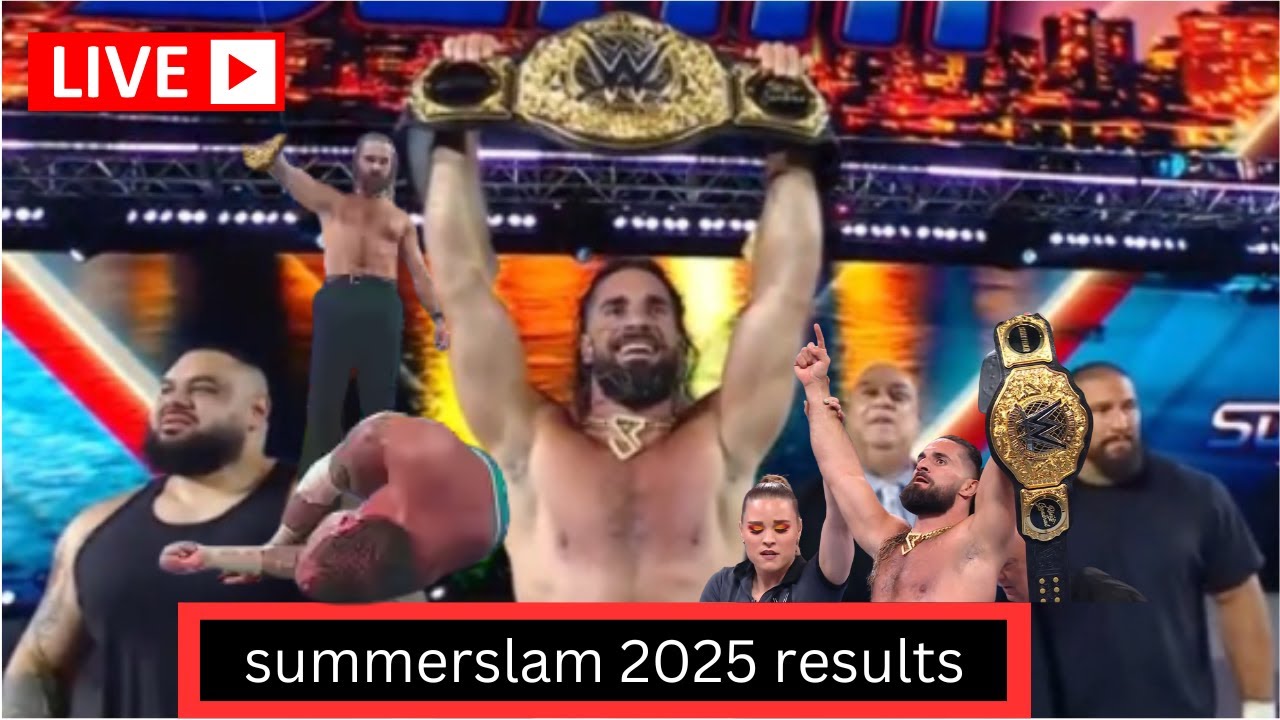 WWE SummerSlam 2025 Full Match Card Revealed! Roman Reigns, CM Punk ...