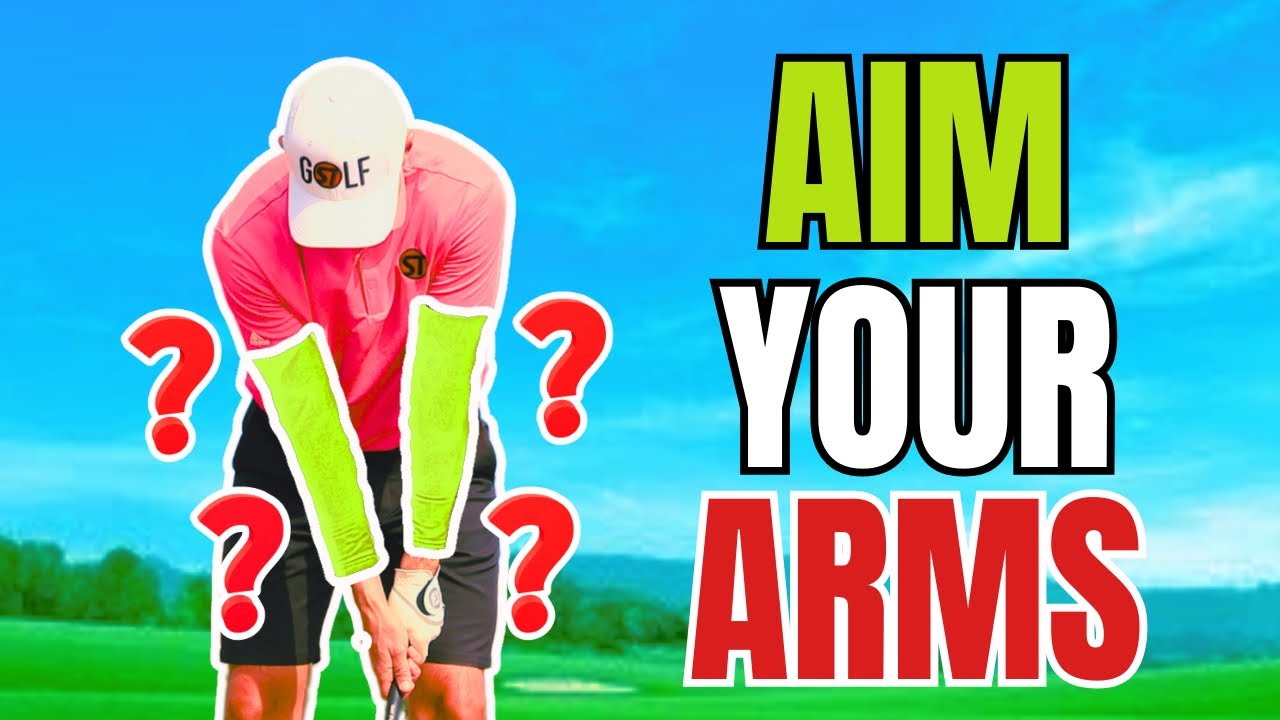 HUGE DIFFERENCE - How Pros Aim Their Arms VS Amateur Golfers! - YouTube