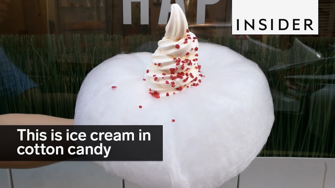 Londoners are flocking to this place for their sugar clouds - YouTube