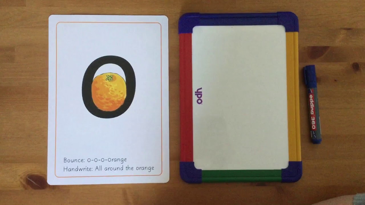 RWI O handwrite - All around the orange - YouTube