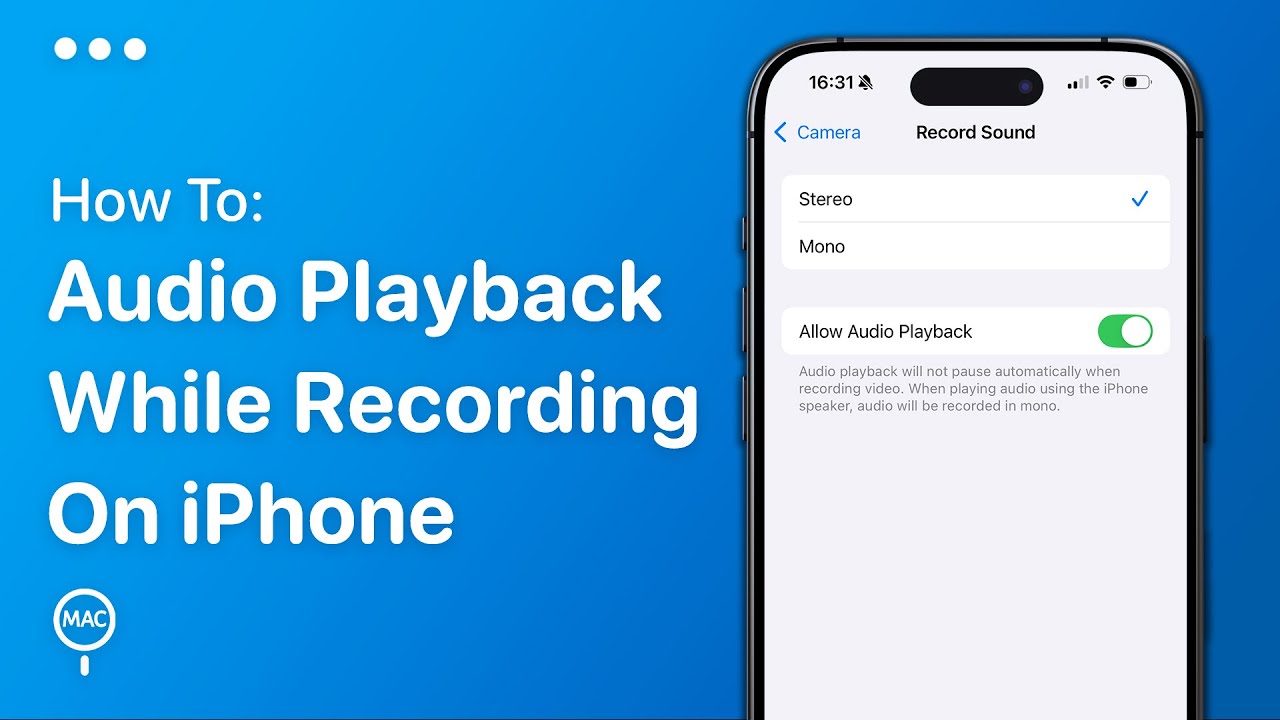 How To Allow Audio Playback While Recording On iPhone | Easy Guide ...