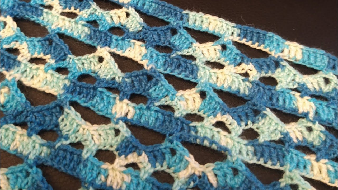 Crochet Pattern | Crochet Lace Pattern Tutorial #crochetscarf - YouTube