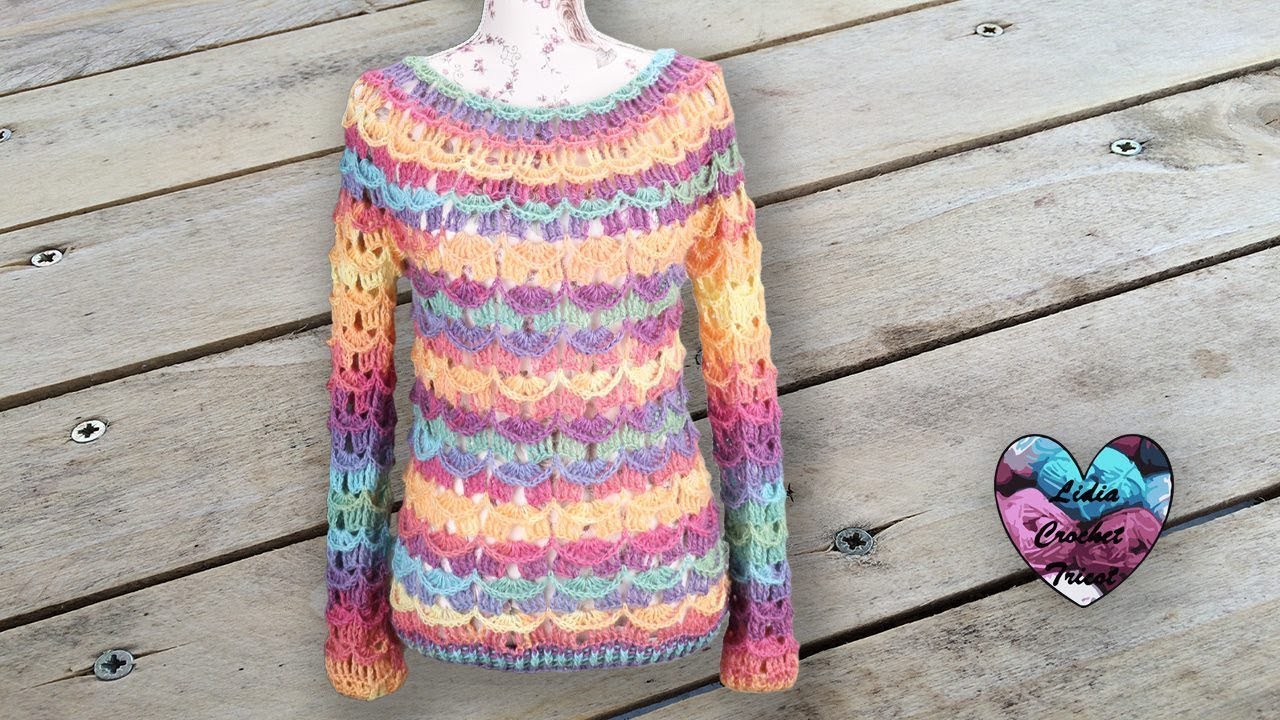 Pull motifs relief toutes tailles - YouTube