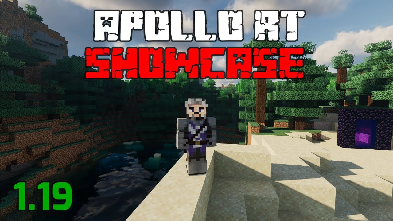 Minecraft 1.19 Apollo RT Shader Showcase paired with Vanilla Textures ...