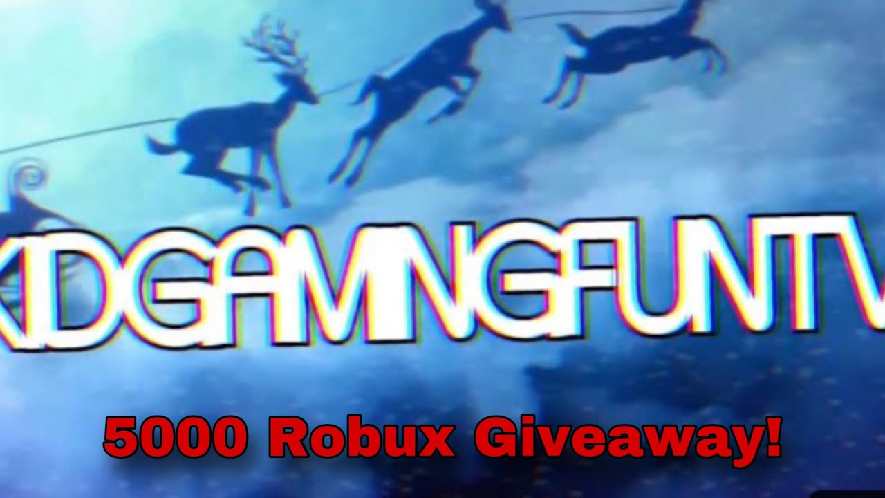5000 Robux Giveaway! (12 Days Of Giveaways Day 12) - YouTube