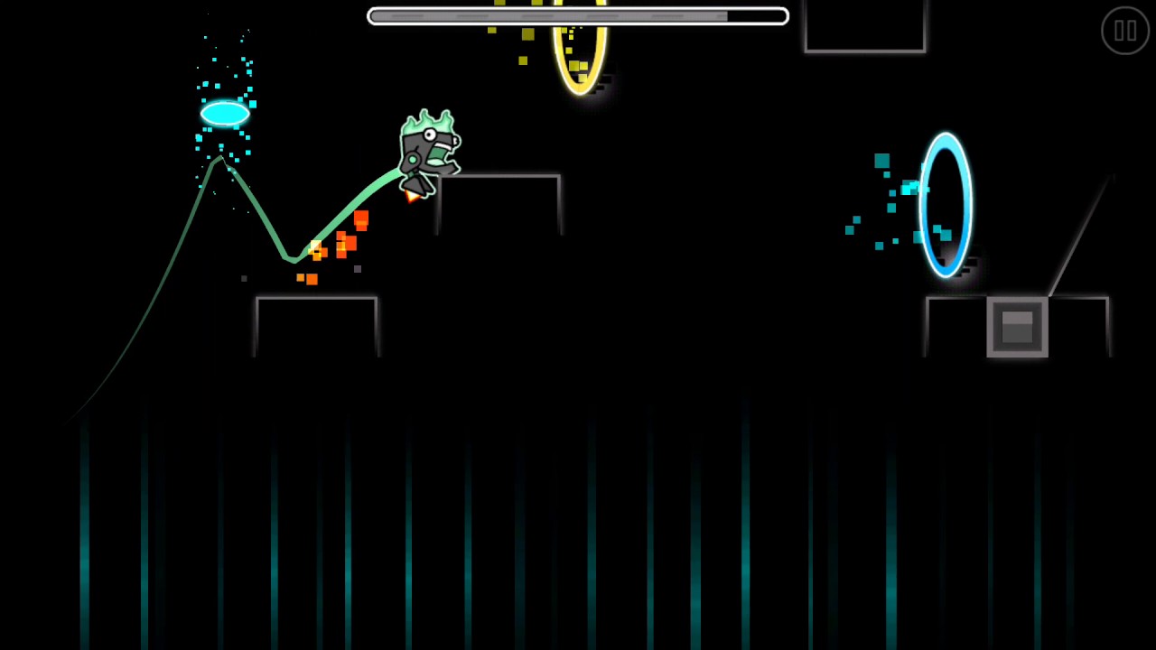 Space Space geometry dash background - polemother