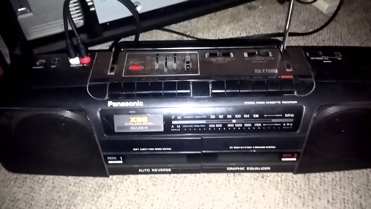 Panasonic RX-FT560 - YouTube