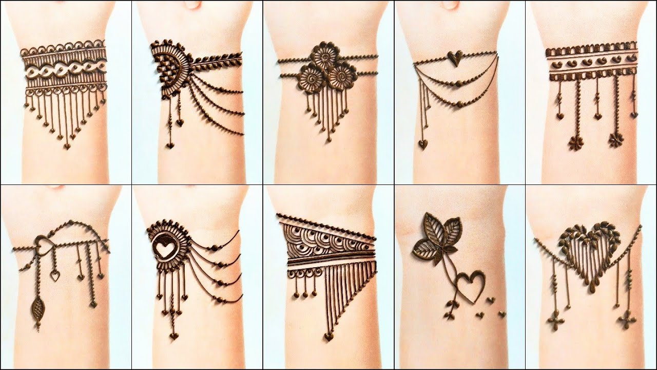 World's Best Bracelet Tattoo Designs | Mehndi Tattoos | Girls fashion ...
