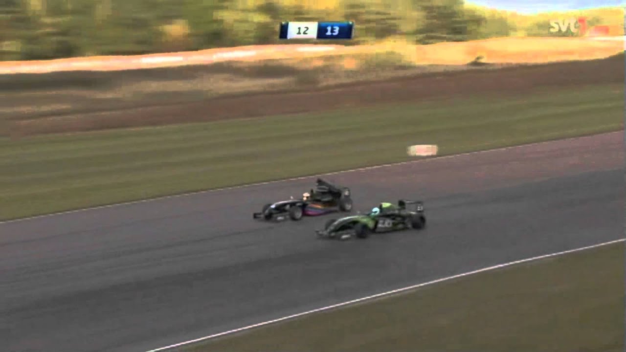 Kimmy Larsson - Formula Renault 1.6 - Mantorp turn 7 STCC Grande Finale ...