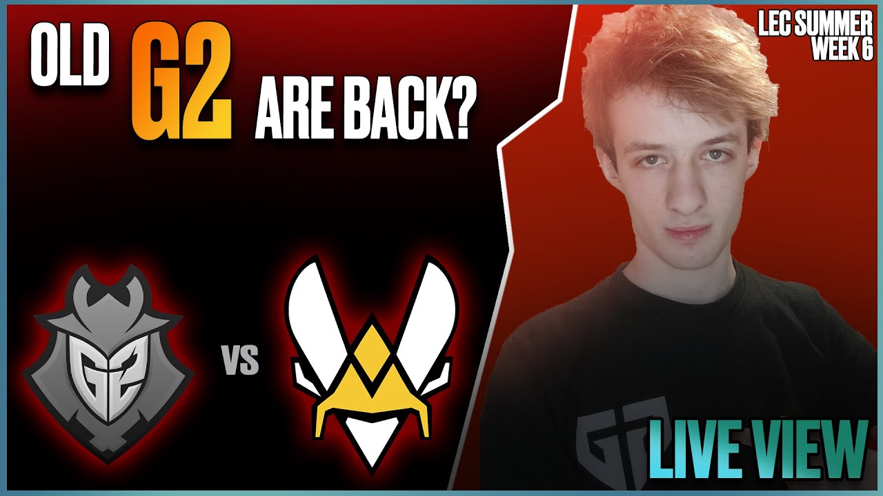 Classic G2 DRAFT | G2 vs VIT | Nemesis Live View | LEC Summer split - YouTube